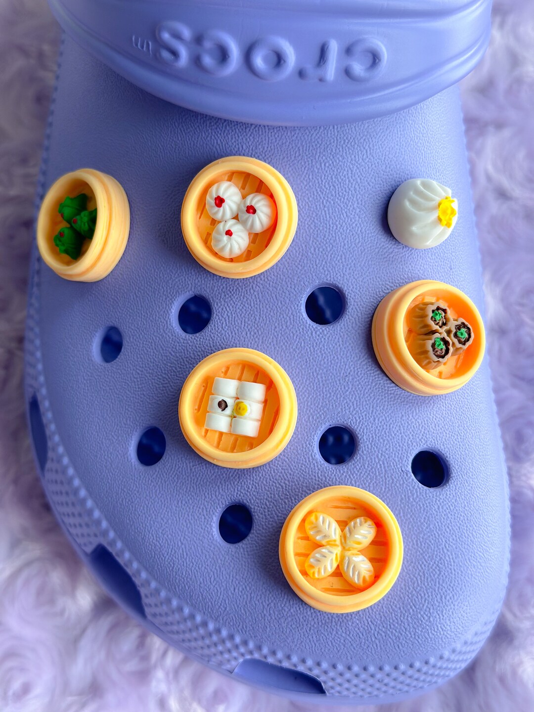 Steamed Buns Croc Charms, Shoe Charms, Food Croc Charms, Kawaii Charms ...
