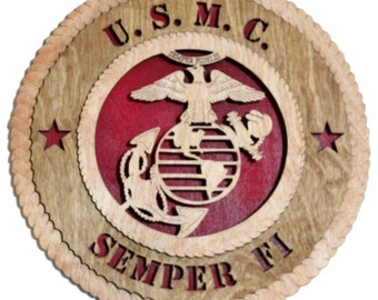 Marine corps plaque | Etsy