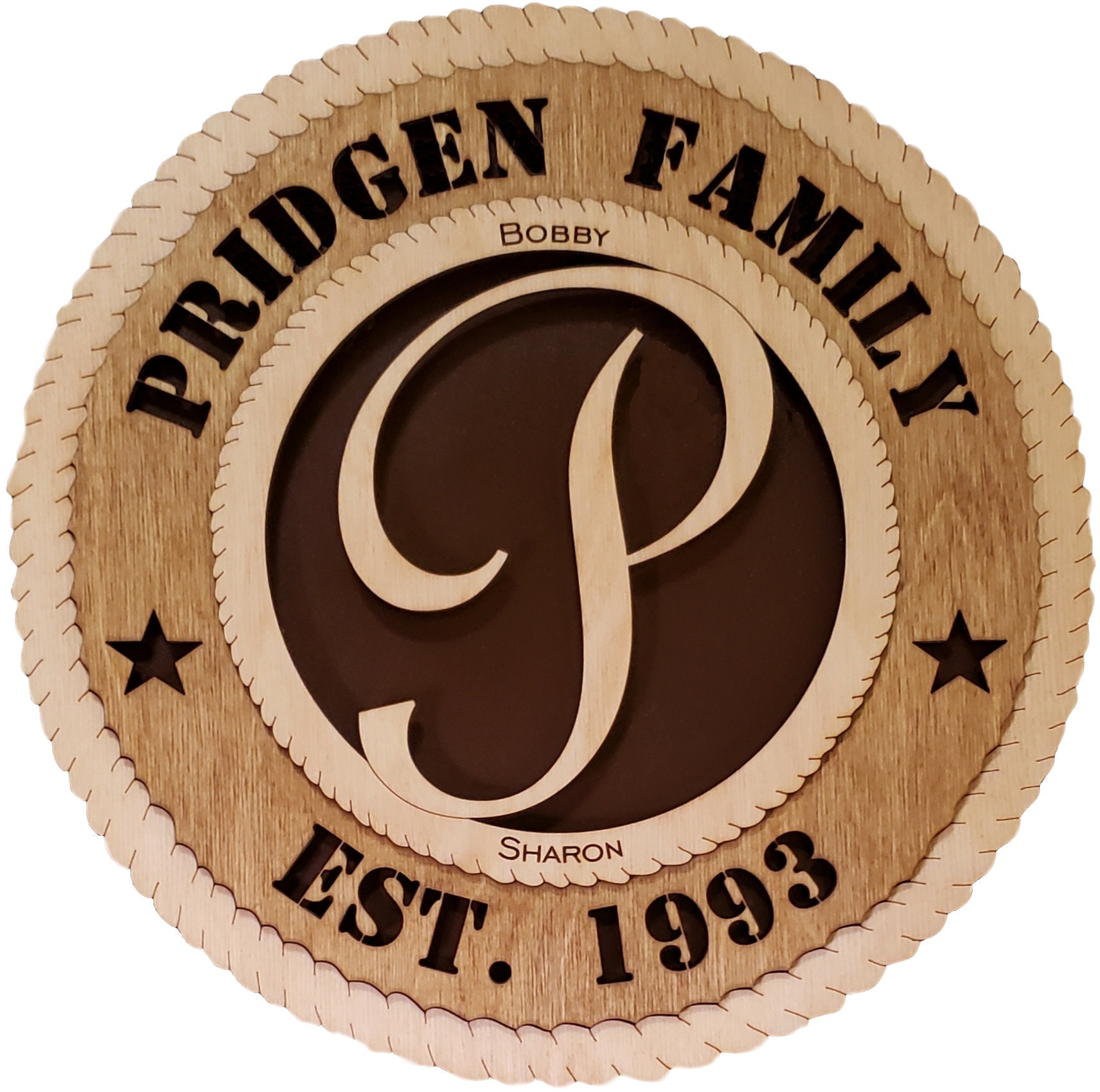 Personalized Family Plaque Laser Cut and Engraved With Family Names - Etsy