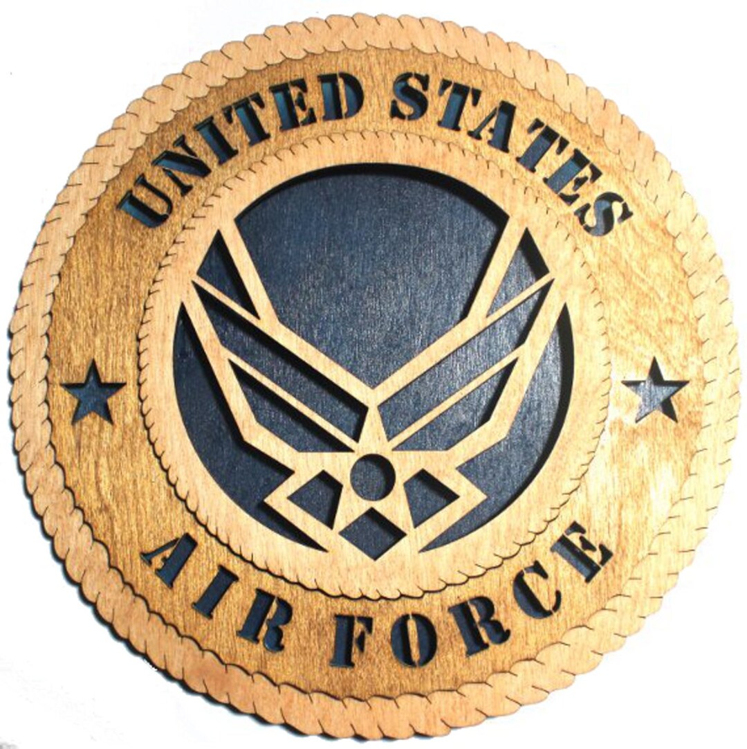 5.7 Inch Air Force Wall Plaque - Etsy