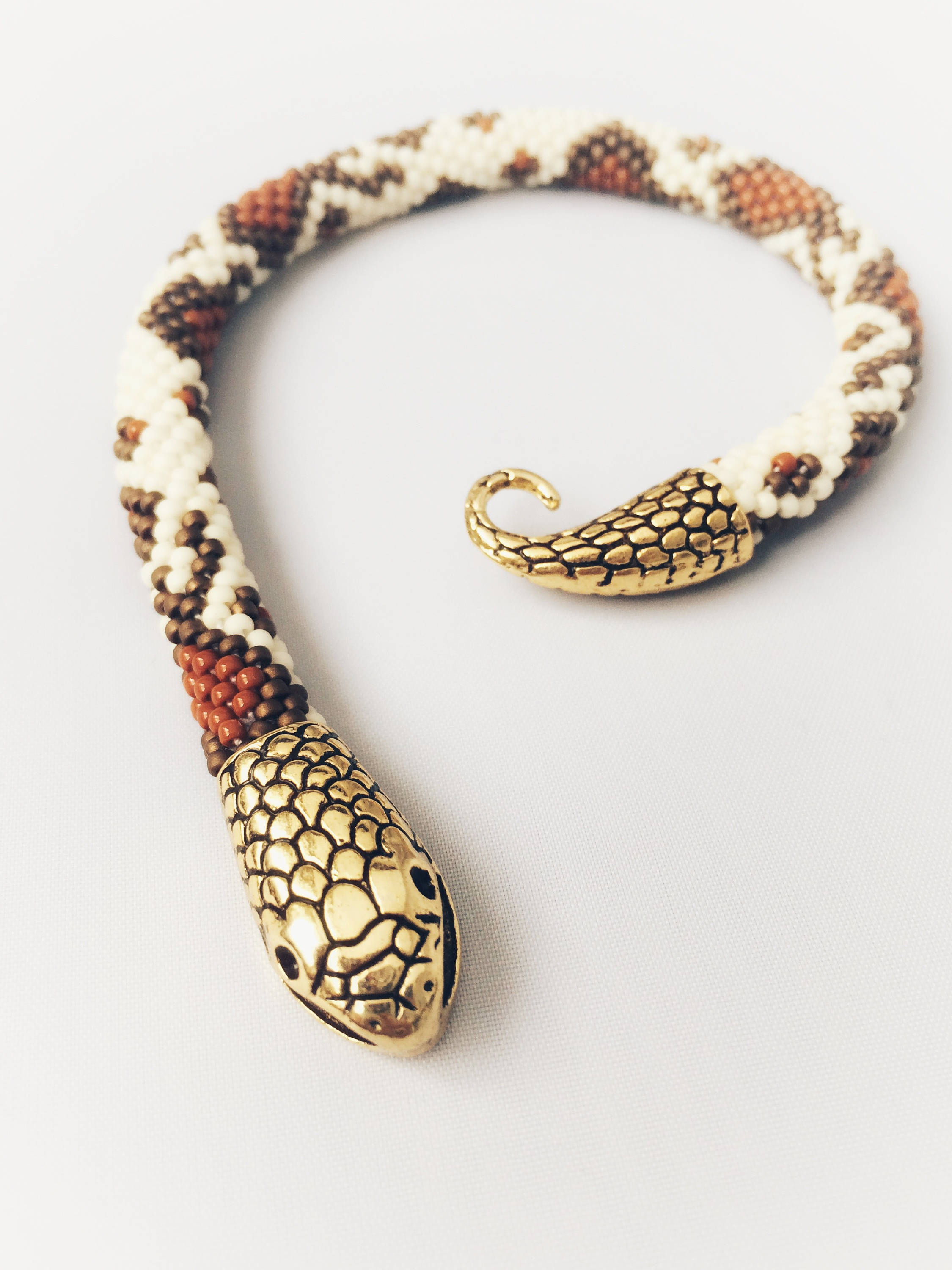 Snake Clasp End Snake Caps Gold Snake Clasp Jewelry - Etsy Canada