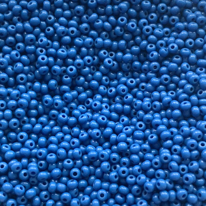Blue Seed Beads - Etsy