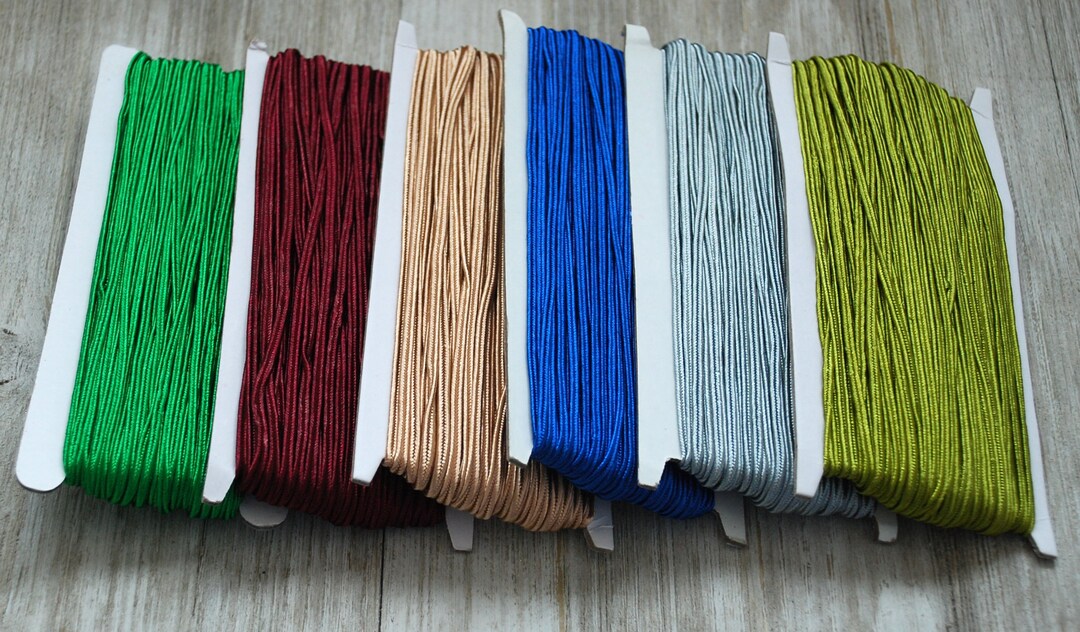 Soutache Cord, Soutache Braid, Soutache 3 Mm (1/8″), 2 M in Length ...