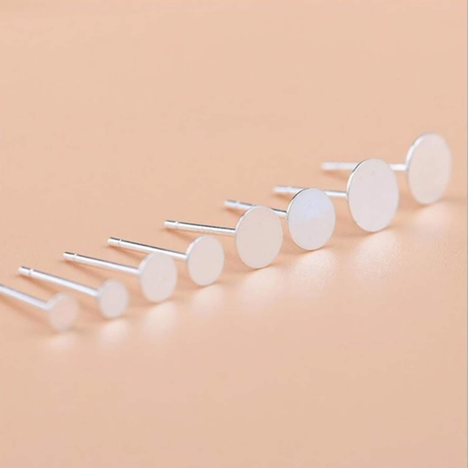Sterling Silver Earring Posts, S925 Posts, Silver Earring Studs ...