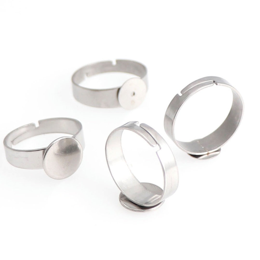 Ring Base, Bezel Ring Tray, Stainless Steel Ring Tray, Jewelry Supplies ...