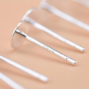 Sterling Silver Earring Posts, S925 Posts, Silver Earring Studs ...