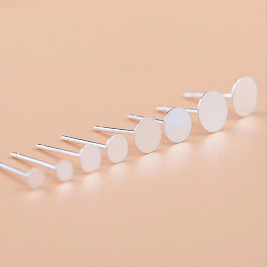 Sterling Silver Earring Posts, S925 Posts, Silver Earring Studs ...