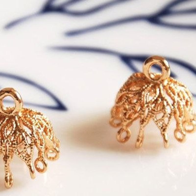 Gold End Caps - Etsy