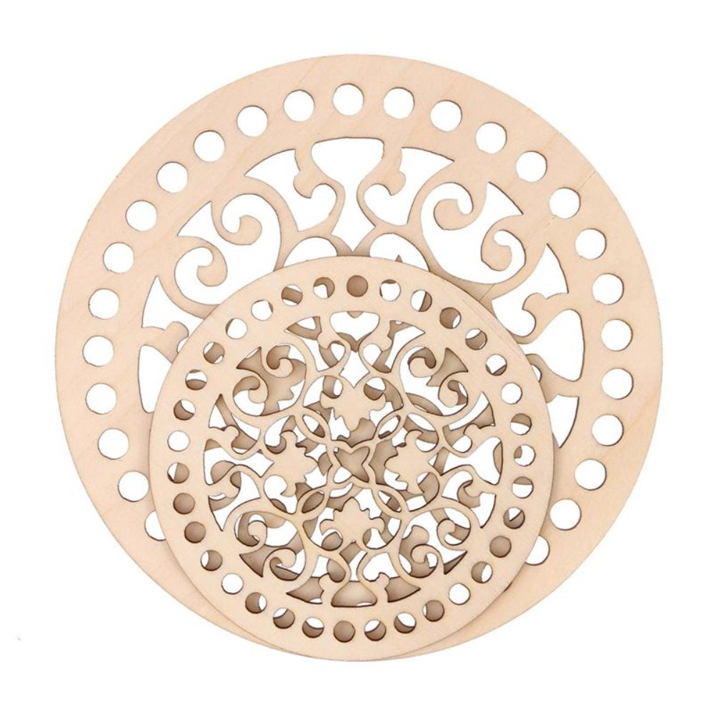 Wood Disc, Wooden Disc, Wood Circles, Wood Ornament Circle Cut Outs ...
