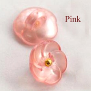 Flower Plastic Buttons, 12 Mm Flower Blossom Buttons, Sewing Buttons ...