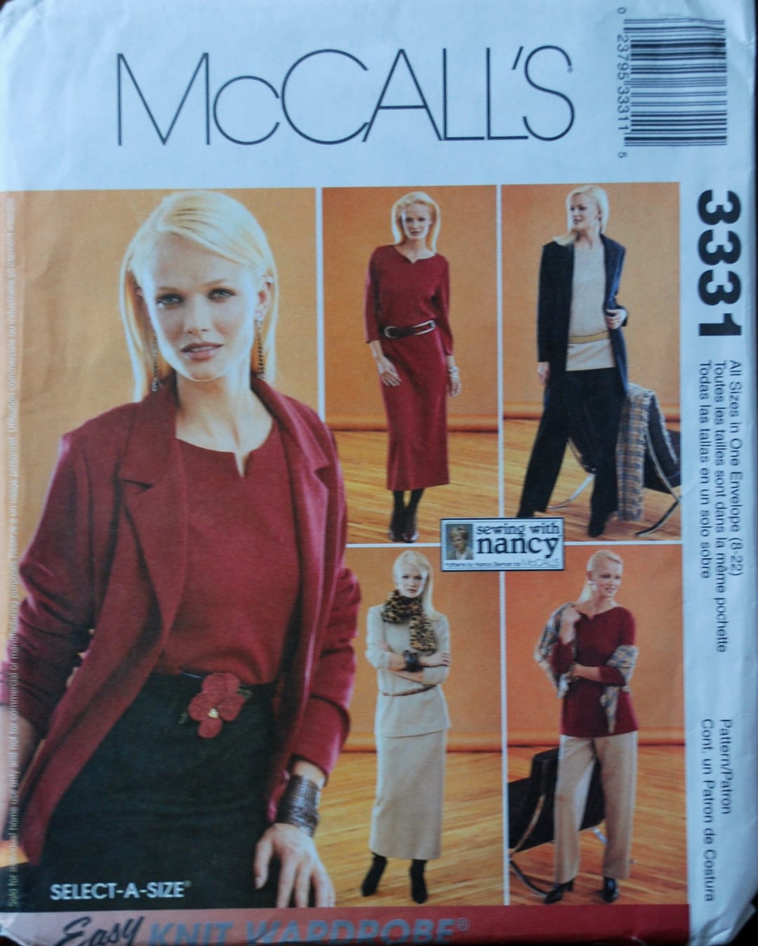 Vintage UNCUT Sewing Patterns, Mccall's Sewing Pattern, 3331 Sewing ...