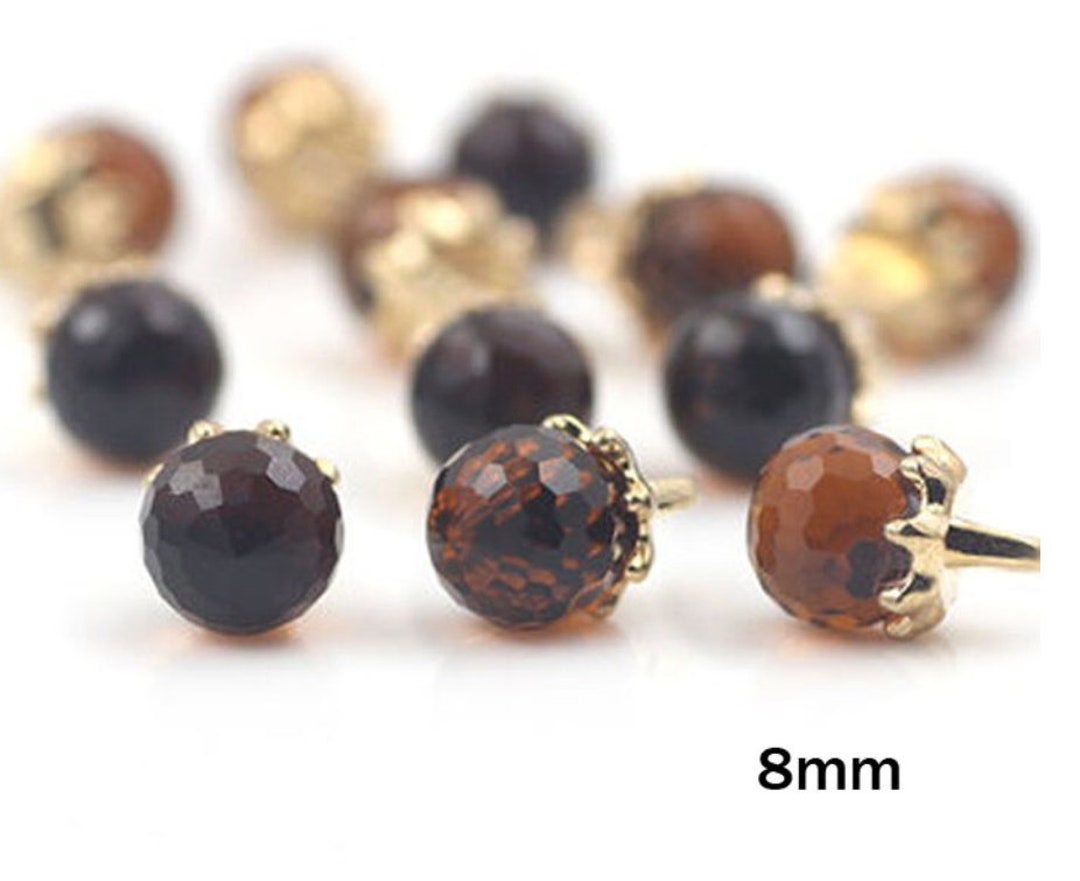 Botones de cristal de plástico botones de bola Lucite de 8 - Etsy España