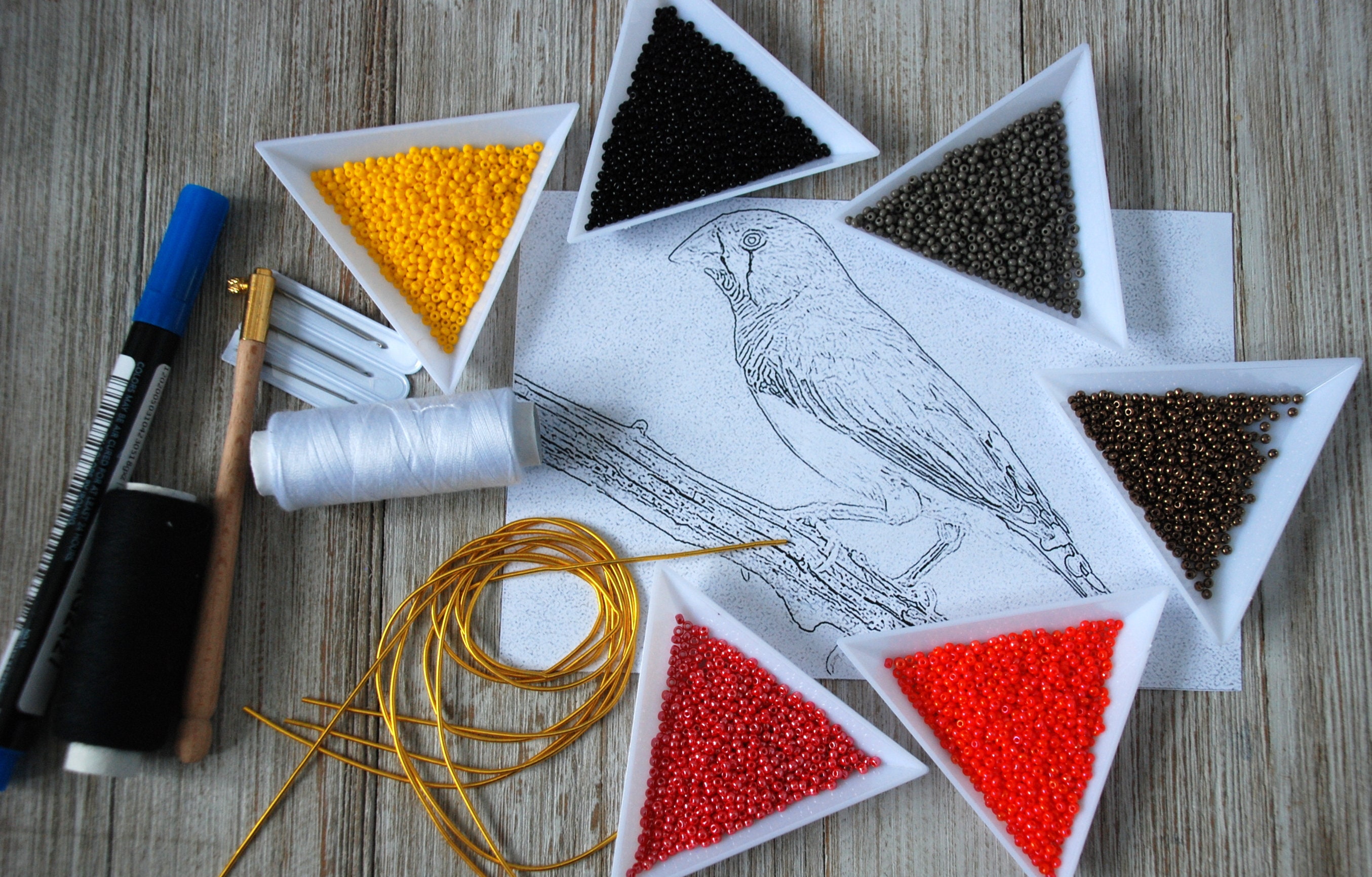 Tambour Embroidery Kit Gold Work Kit Luneville Embroidery | Etsy