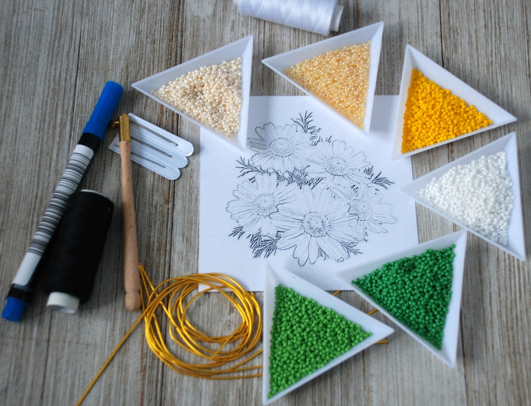 Tambour Embroidery Kit, Gold Work Kit, Luneville Embroidery Kit ...