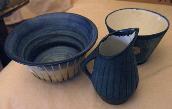 DANISH Handmade POTTERY Gift Set Lehmann Vintageretro Clay 3 | Etsy