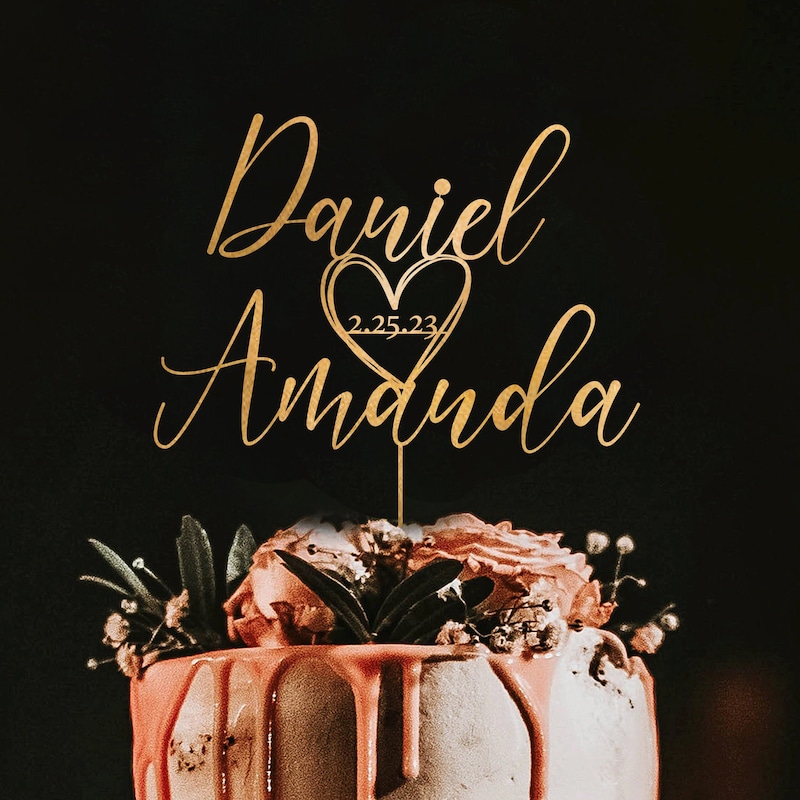 Custom Cake Topper - Etsy