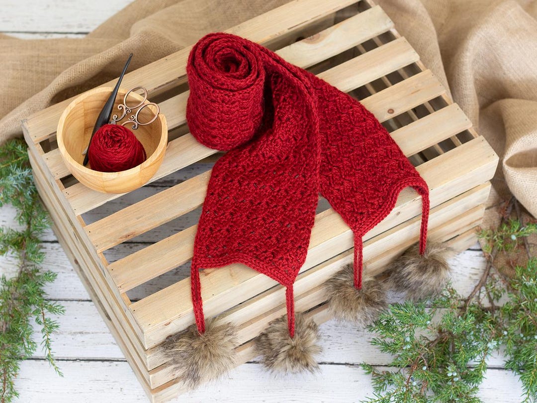Winter Scarf Crochet Pattern, DIGITAL PDF DOWNLOAD, Quick and Easy ...