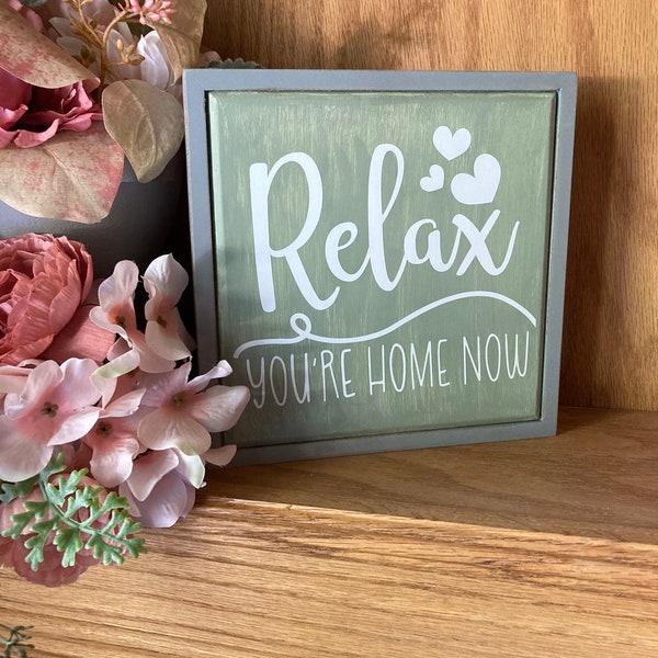 Relax Sign - Etsy