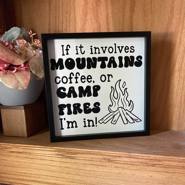 Wooden Coffee Sign - Etsy