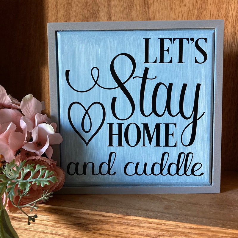 Lets Cuddle Sign - Etsy
