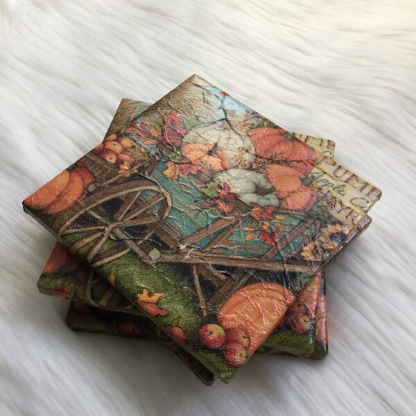 Decoupage Coasters - Etsy