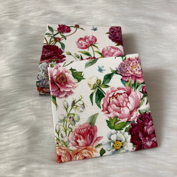 Decoupage Coasters - Etsy