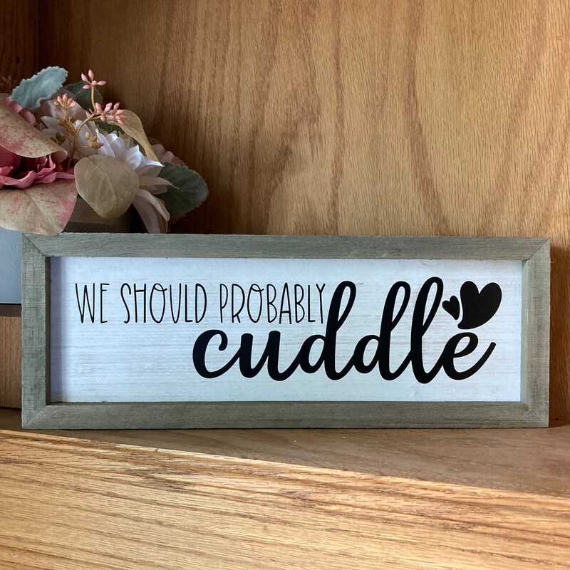 Lets Cuddle Sign - Etsy