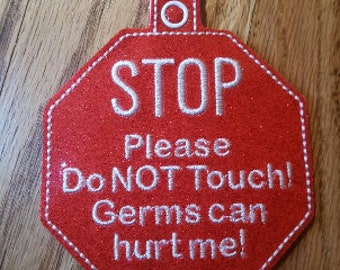 Baby sign dont touch | Etsy