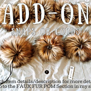ROBIN Amber Faux Fur Pom | Rust Orange Small Medium Large | Vegan ...