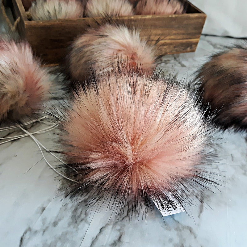 Peach Pom Pom - Etsy