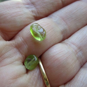 Vintage Pink and Green Buttons and Gemstone Beads - Etsy