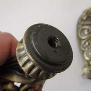 Vintage Filigree Drapery Rod Finials, Set of Four - Etsy