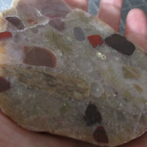 Raw Michigan Pudding Stone Rock Slab Cabbing Rough - Etsy