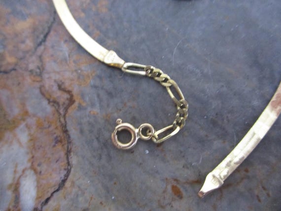 10K Gold Vintage Italian Bracelet, 417 Italy - Gem