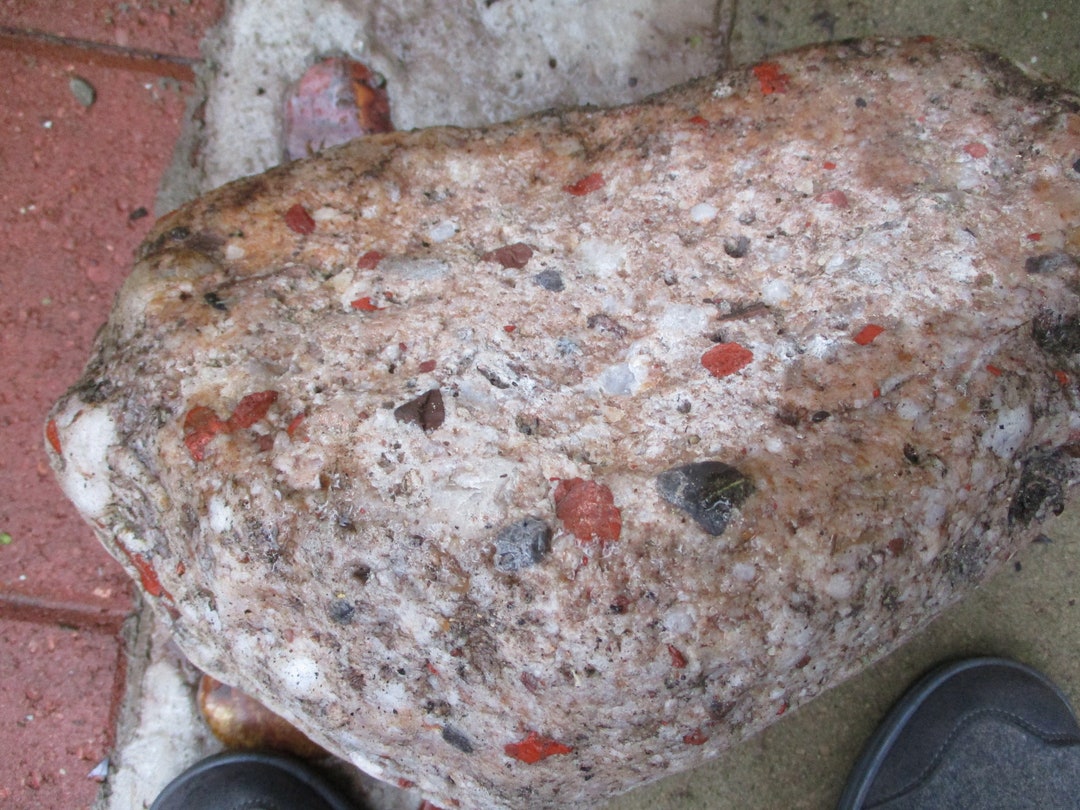 Large Michigan Pudding Stone Colorful Unpolished Natural - Etsy