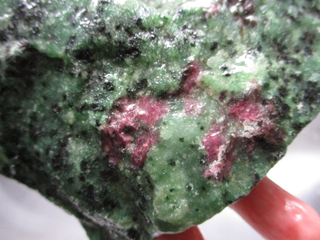 Ruby in Zoisite Large Display Rock - Etsy