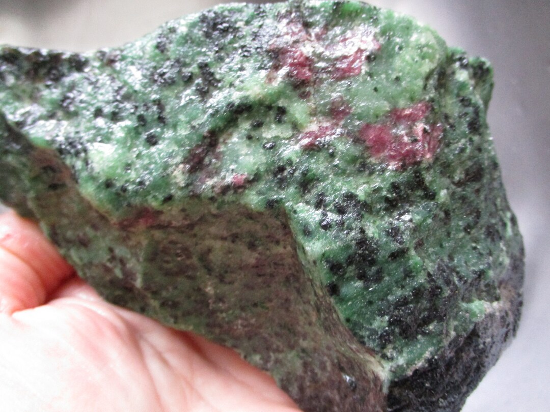 Ruby in Zoisite Large Rock - Etsy