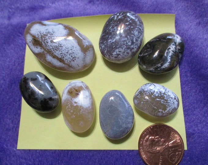 RESERVED FOR Robin///polished Blue Agates for Jewelry Making - Etsy