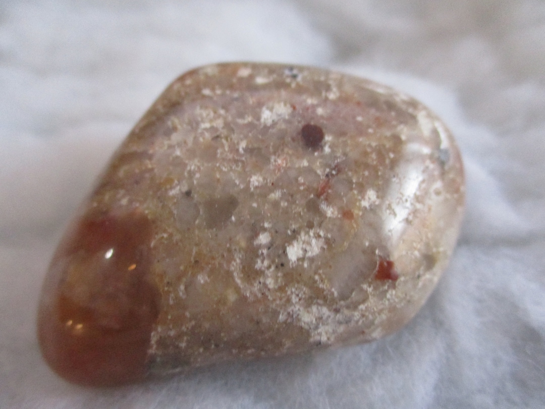 Polished Michigan Pudding Stone, Colorful Conglomerate Rock Inclusions ...