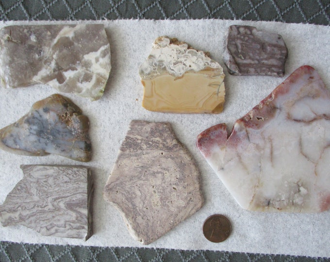 Polished Rock Slabs Lot - Etsy