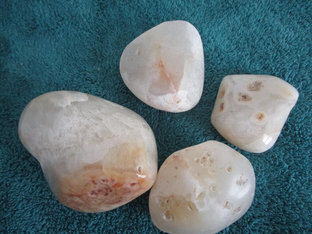 Polished White Lake Superior Agates and Rocks : - Etsy