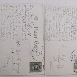 Antique Romance Lithograph Postcards, Julius Bien Litho 1910 Ephemera ...