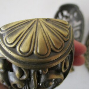 Vintage Filigree Drapery Rod Finials, Set of Four - Etsy