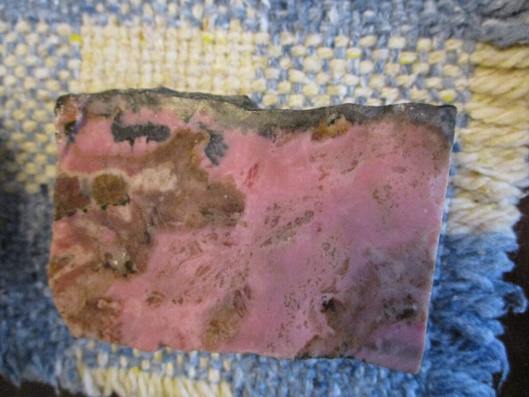 Canadian Pink Rhodonite Rough Rock Block - Etsy