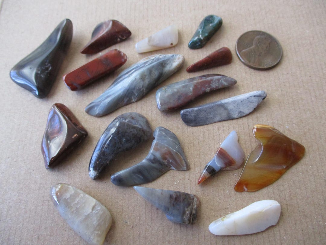 Polished Small Stone Shard Pieces - Etsy
