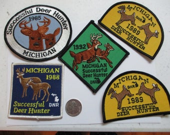Michigan Deer Patch - Etsy