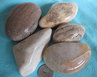Large Polished Rocks - Etsy