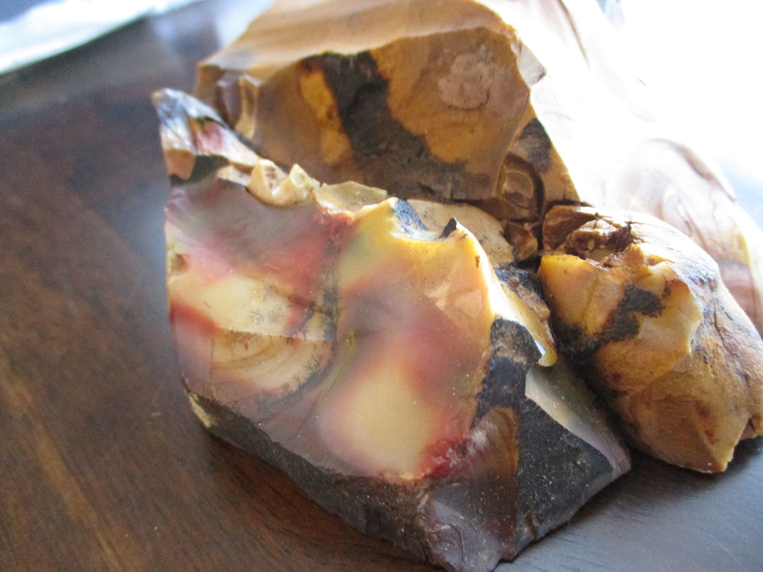 Large Mookaite Jasper Rock With Sunset Colors - Etsy