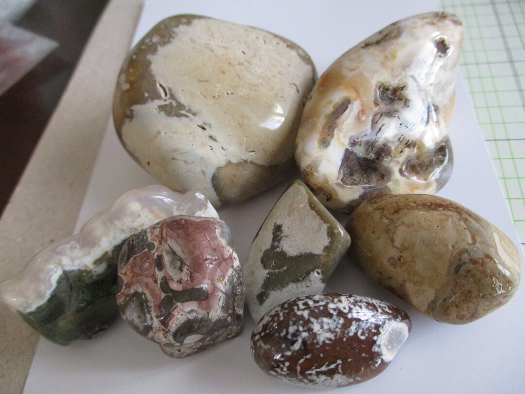 Orbed and Spotted Stones, Fabulous Patterns on Polished Lake Superior ...