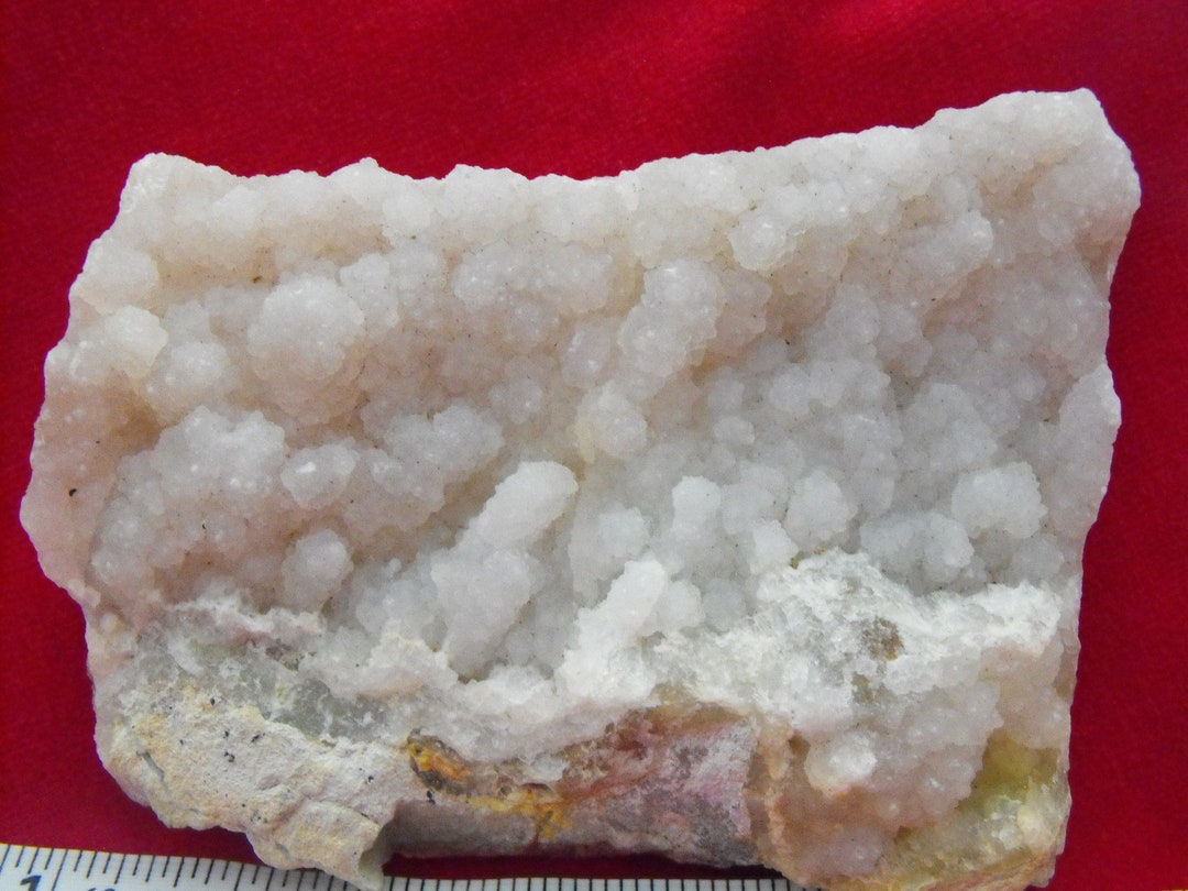 White Crystal Rock Slab Bubbly Bumpy Druzy Crystallized - Etsy